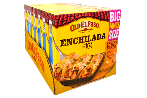 Case Of Old El Paso Enchilada Kit Cheesy Baked Mild 7 X 995g